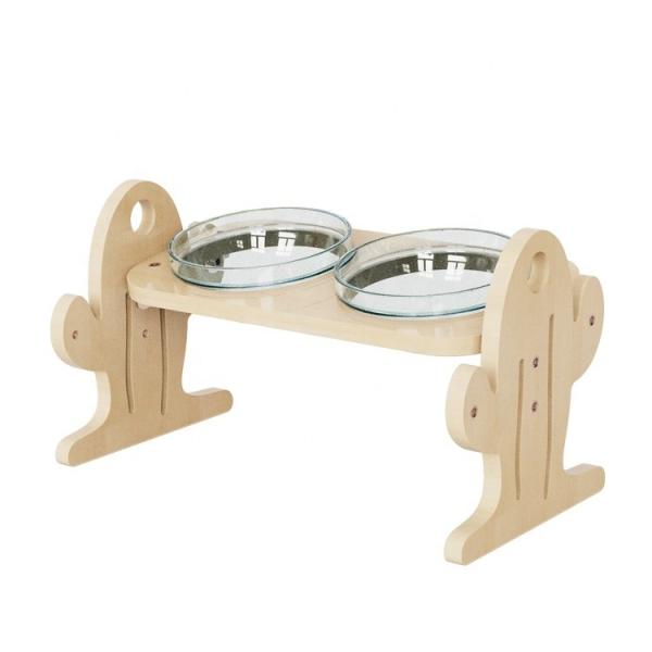Quality Support Room Space Selection Adjustable Raised Double Pet Bowl for Dogs and Cats for sale