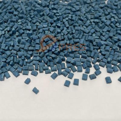 60% di fibra di vetro 15% di resina di polifenilene solfuro di PTFE PPS Pellet di plastica blu