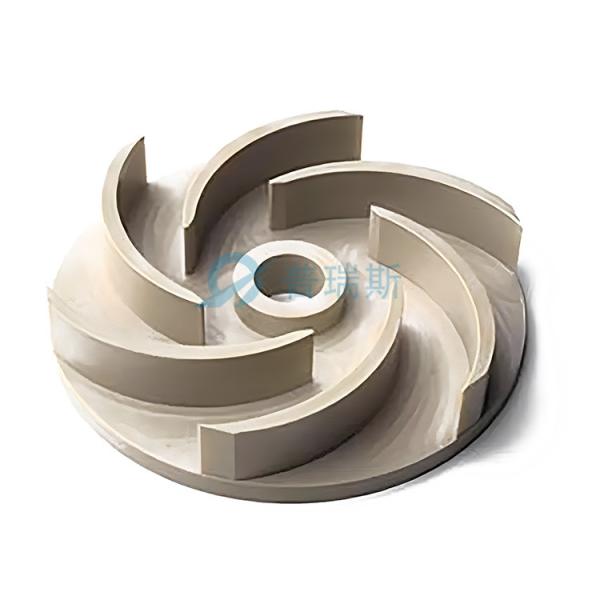 Quality Corrosion Resistance Peek Cnc Machining PEEK Impeller Parts Customized for sale
