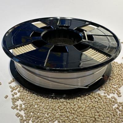China PEEK Resin Nature Color 3D Printing Filament Density 1.31 And Printing Service for sale