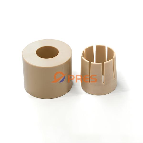 Quality Low Noise Friction Resistance PEEK Shaft Sleeve with Customized Abrasion Resistance for sale
