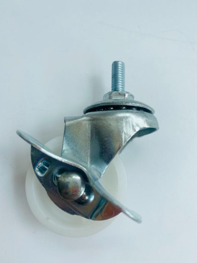 Light Duty 1inch to 3inch Furniture PP White Swivel Caster Wheel