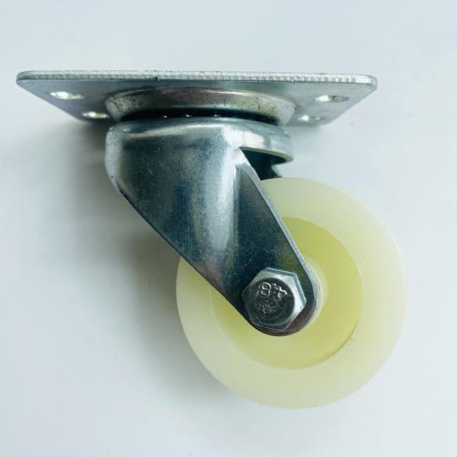 30-60kg 1.5inch to 3inch Light Duty Furniture Plate Fat Nylon Castor