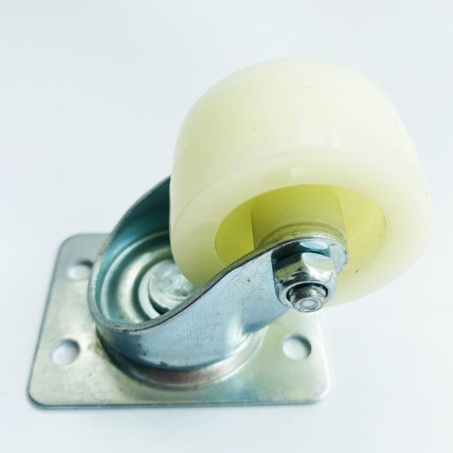 30-60kg 1.5inch 2inch 2.5inch 3inch Light Duty Plate Fat Nylon Castor Wheel
