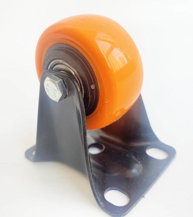 Orange Plastic Furniture Castor Wheel