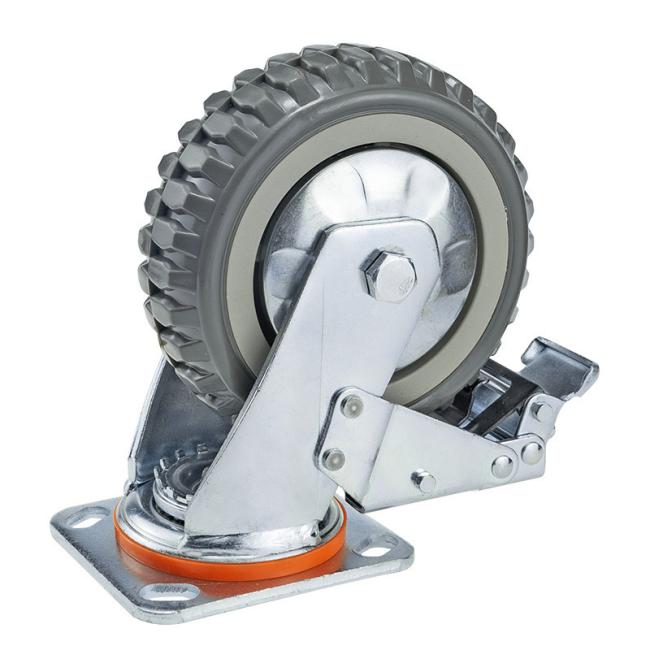 4inch 5inch 6inch 8inch Heavy Duty Rubber Free Caster Wheel