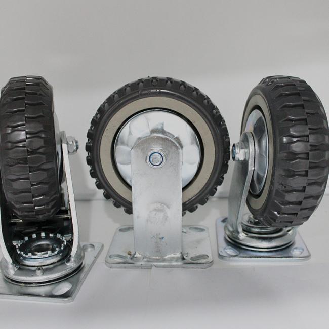 4inch 5inch 6inch 8inch Heavy Duty Rubber Free Caster Wheel