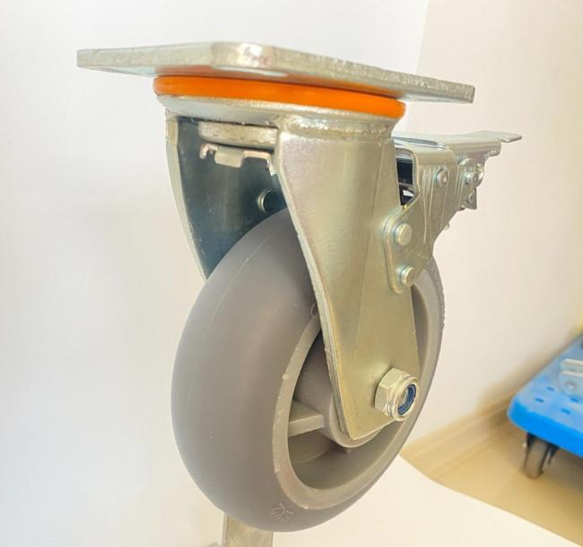 4inch 5inch 8inch High Temperature TPR Casters Industrial Trolley Scaffold Castor