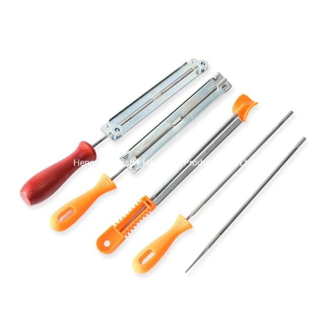 Chainsaw Steel Sharpening File Guide Chainsaw Measuring Tools Depth Gauge Guide Flat Files Kit