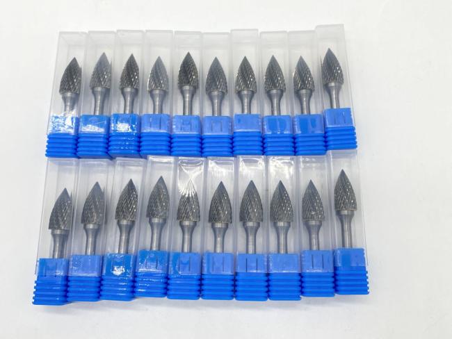 Support Custom Design 1/4" Ball Shape Cutting Tools Tungsten Carbide Rotary Burr Set