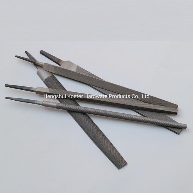 19PCS DIY Wooden Hand Tool Flat File Kit Steel File Set with Carrying Case