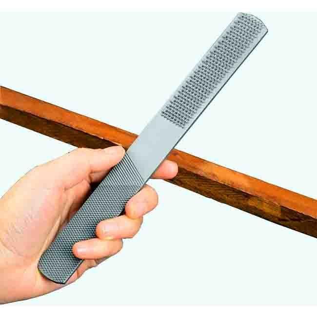 Way Wood Rasp File, Premium Grade High Carbon Hand File and Round Rasp, Half Round Flat & Needle Files. Best Wood Rasp Set
