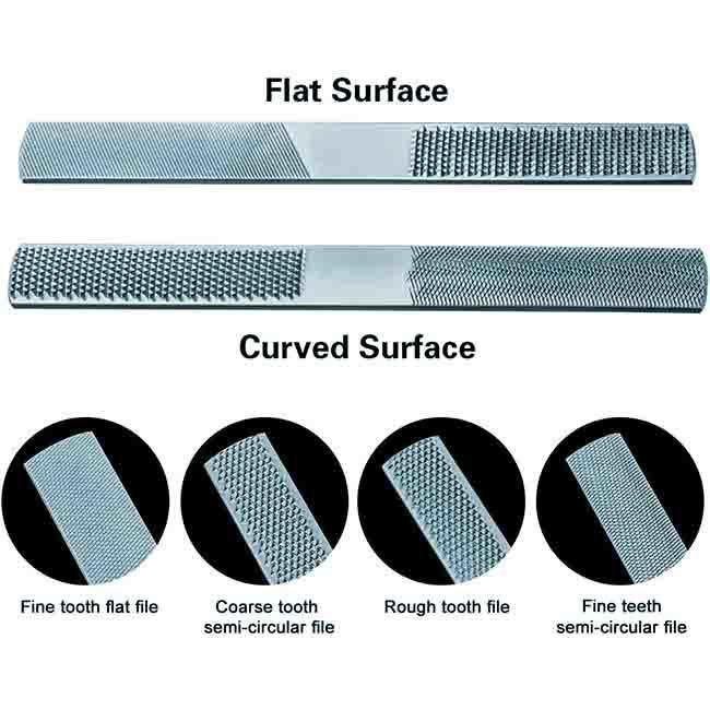 Four in One Steel Wood File Fitter Multi-Function File Sharping Wood and Metal Tools Rasp Hand File