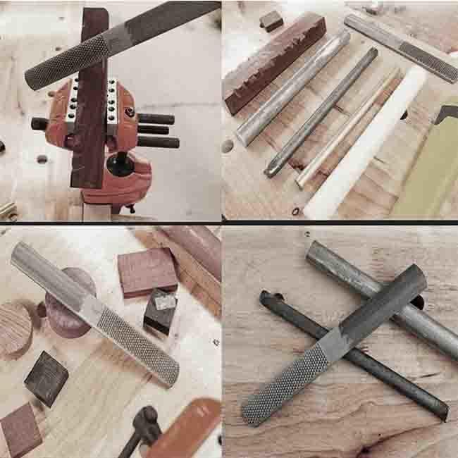 Four in One Steel Wood File Fitter Multi-Function File Sharping Wood and Metal Tools Rasp Hand File