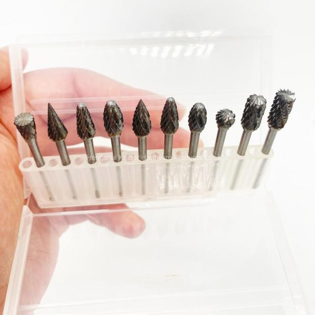 1/4 Rotary Burr Yg8 Tungsten Rotary File Silicon Carbide Burr