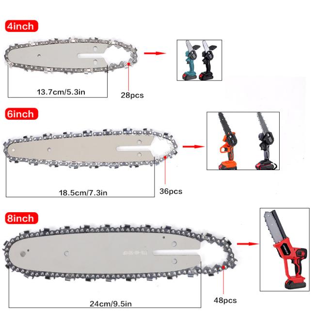 14" Laminated Guide Bar with Sprocket Fit for 3/8lp-050"-50dl Saw Chain