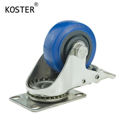 Cina 3 pollici 4 pollici 5 pollici armadietto utensili mobili carrello industriale PU poliuretano ruota a rotelle in vendita