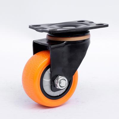 Cina 3 4 5 pollici PU/PVC carrello mobili industriali con marchio pneumatico e ruota rotante in vendita