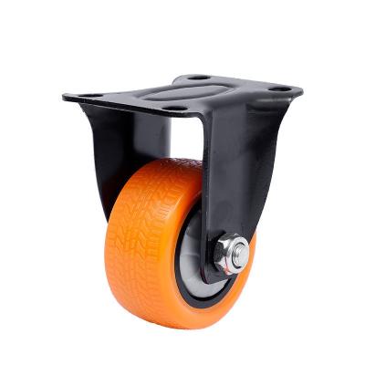 Cina 3 4 5 pollici PU/PVC carrello mobili industriali con marchio pneumatico e ruota rotante in vendita
