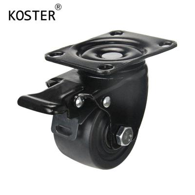 China Industria Duty Negro 2.5 pulgadas 3 pulgadas 600 kg Castor para un funcionamiento suave y larga vida útil en venta