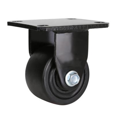 Cina Nylon Heavy Duty Nero a bassa gravità 3 pollici 4 pollici 600 kg Castore per attrezzature industriali in vendita