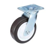 China 3-5 Inch Height Adjustable Heavy Duty Caster with Rotating Wheel and Threaded Stem for sale