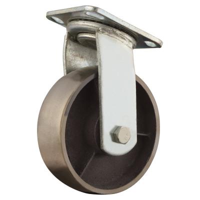 China Carga máxima 650 kg 4 5 6 8 pulgadas de hierro fundido de la rueda de rodillos FH00132 en venta