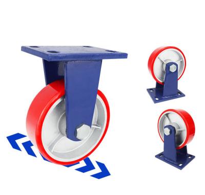 China Schwerlast-Rollenträger 1 Tonnen Trolley-Rad mit Zinkplattiertem Eisenkern zu verkaufen