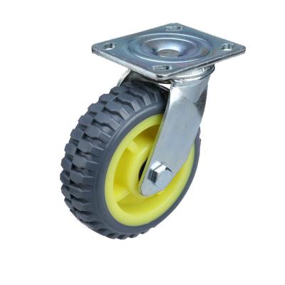 Cina 75 mm/100 mm/125 mm resistente al calore ruote a rotaia a vite retrattili con cuscinetto a sfere in vendita