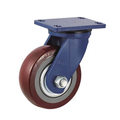 Cina 75 mm/100 mm/125 mm resistente al calore ruote a rotaia a vite retrattili con cuscinetto a sfere in vendita