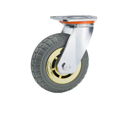 China Roda Industrial de Rolamento Duplo com Roda de PVC Espessura 32 mm Distancia do Ouro 12*8,2 mm à venda