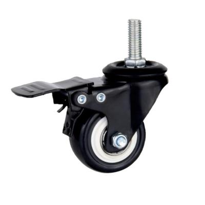 Cina 3 pollici ruota di PVC per mobili Tipo leggero spessore 32 mm durevole dimensioni multiple in vendita