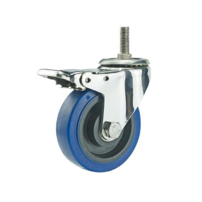Cina 3 pollici ruota di PVC per mobili Tipo leggero spessore 32 mm durevole dimensioni multiple in vendita