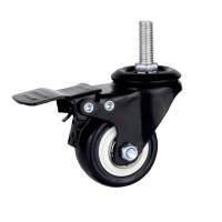 China Caster Fixed Plate Plastics Material 103mm/128mm/155mm Customizable for sale
