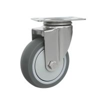 China Caster Fixed Plate Plastics Material 103mm/128mm/155mm Customizable for sale