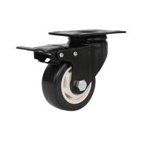 China Caster Fixed Plate Plastics Material 103mm/128mm/155mm Customizable for sale