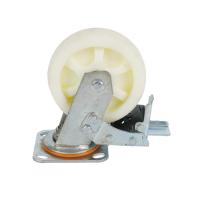 China Heavy Duty Fixed Flat Industrial Caster Iron PP Caster Wheel with Customized Request for sale