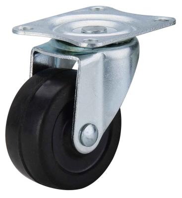 Cina Ruota a rotaia industriale piatta fissa con altezza di installazione di 103 mm e carico di 100 kg in vendita