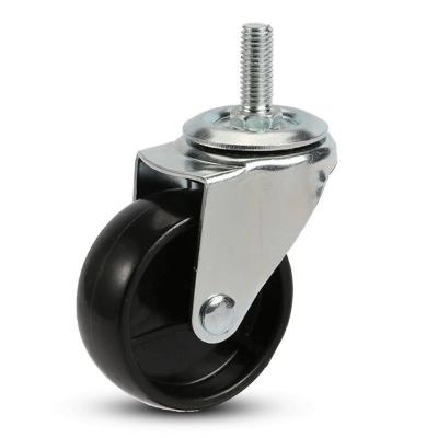 China 130 kg Maximale lading Aanpassing PP Draaiende rolbaan met rem D25/30/40/45/50/75/100mm Te koop