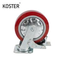 China Customized Request Heavy Duty Polypropylene Fixed Casters Wheels with Roller Bearing for sale