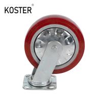 China Customized Request Heavy Duty Polypropylene Fixed Casters Wheels with Roller Bearing for sale