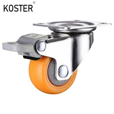Cina Dimensione personalizzata Ruota a rotazione con diametro del freno 75mm/100mm/125mm in vendita