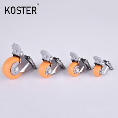 Cina Dimensione personalizzata Ruota a rotazione con diametro del freno 75mm/100mm/125mm in vendita