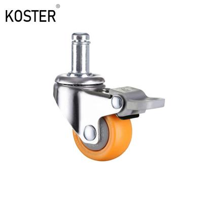 Cina Dimensione personalizzata Ruota a rotazione con diametro del freno 75mm/100mm/125mm in vendita