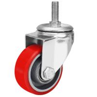 China Customized Request Industrial Casters Diameter 100mm Pl Material Caster Wheel for sale