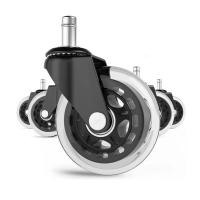 China Customized Request Industrial Casters Diameter 100mm Pl Material Caster Wheel for sale