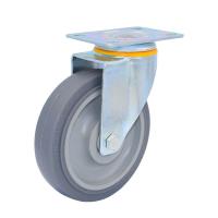 China Customized Request Industrial Casters Diameter 100mm Pl Material Caster Wheel for sale