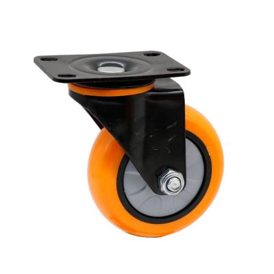 Cina 50 mm 75 mm ruota rotante PVC per applicazioni industriali di carrelli in vendita