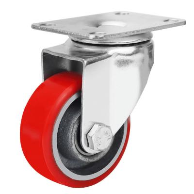 China 75 mm/100 mm/125 mm Diâmetro de plástico Rollerblade cadeira de escritório Caster roda de moagem Caster à venda