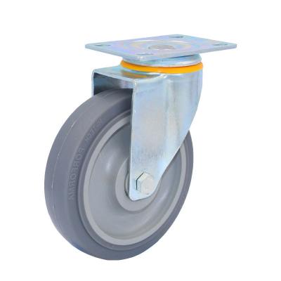 China 75 mm/100 mm/125 mm Diâmetro de plástico Rollerblade cadeira de escritório Caster roda de moagem Caster à venda